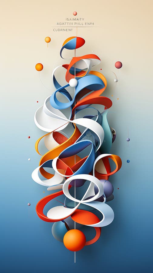 Helix Ribbons Stock Illustrations – 267 Helix Ribbons Stock ...