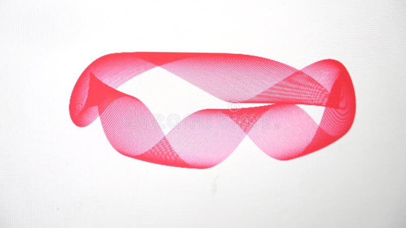 Spiral Drawing of a Mobius Band or Strip Shape Stock Video - Video of ...