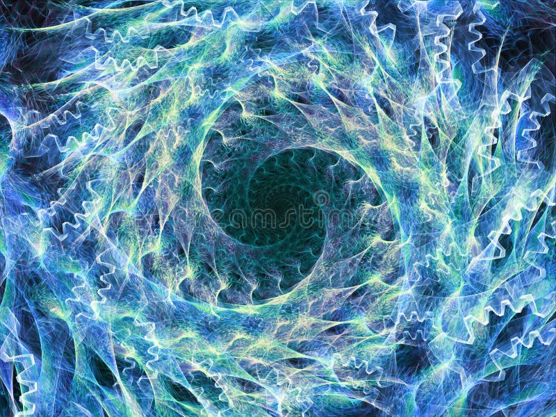 Spiral evolution fractal stock illustration. Illustration of blur ...