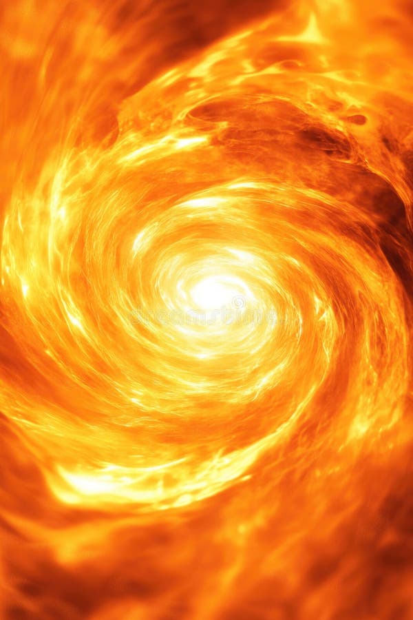 Spiral of Fire stock photo. Image of ember, warmth, burning - 387980420