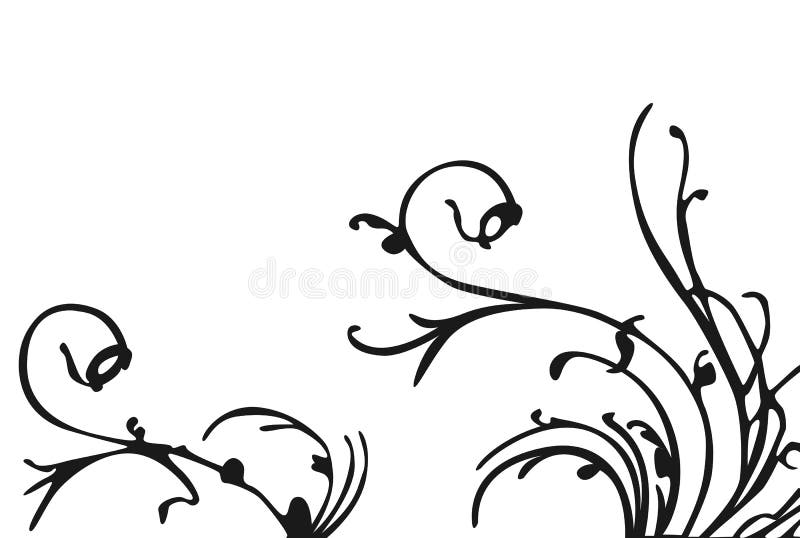 Spiral Flowers stock illustration. Illustration of decor - 2799832