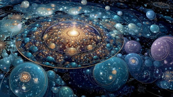 Spiral Formation of Celestial Layers Stock Photo - Image of clusters ...