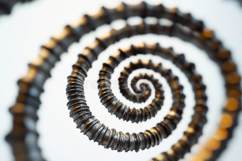 Spiral Formation of Metallic Spikes Creates an Intriguing Visual ...
