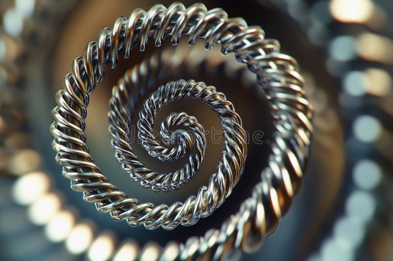 Spiral Formation of Metallic Spikes Creates an Intriguing Visual ...