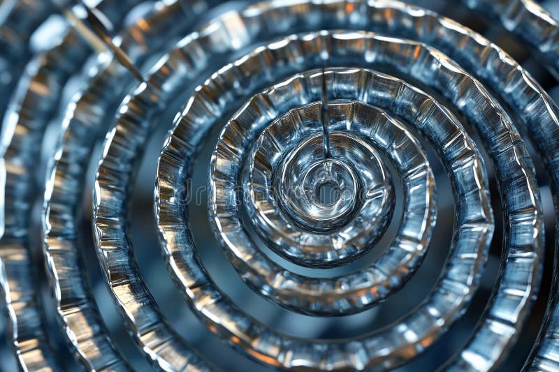 Spiral Formation of Metallic Spikes Creates an Intriguing Visual ...