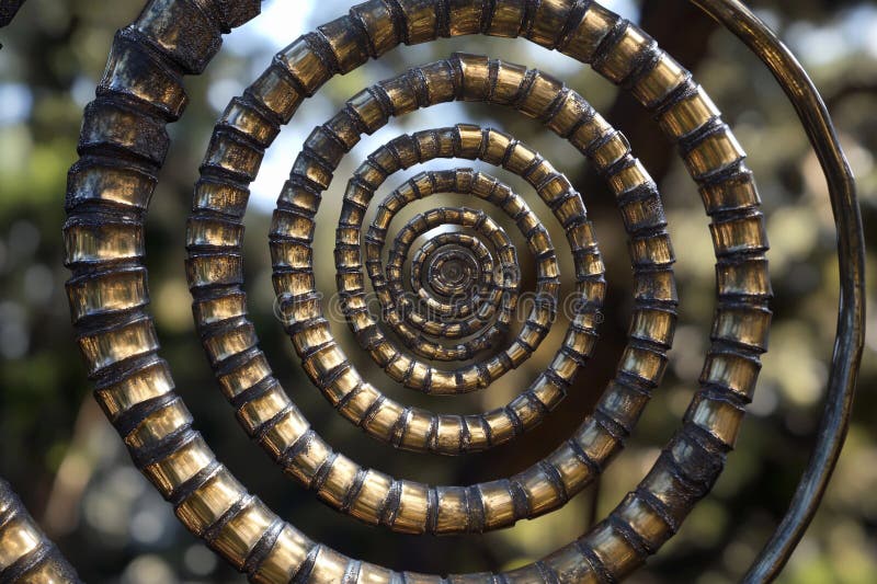 Spiral Formation of Metallic Spikes Creates an Intriguing Visual ...