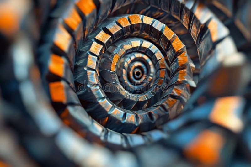 Spiral Formation of Metallic Spikes Creates an Intriguing Visual ...