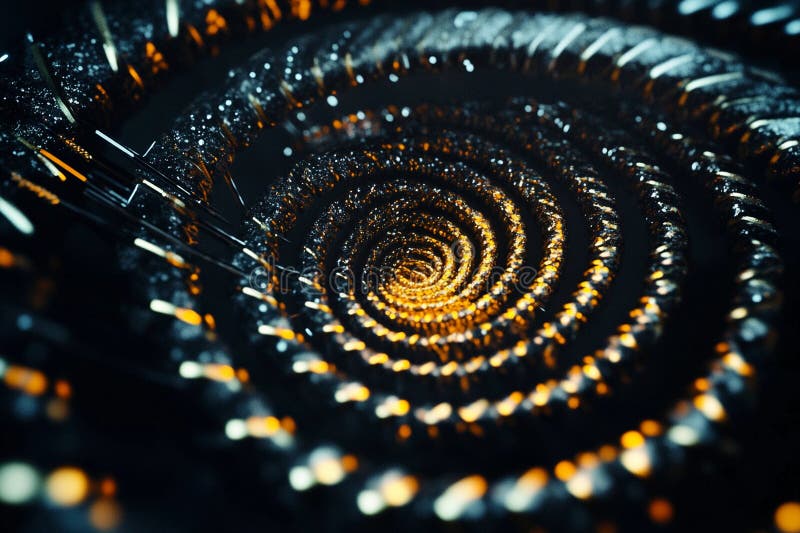 Spiral Formation of Metallic Spikes Creates an Intriguing Visual ...