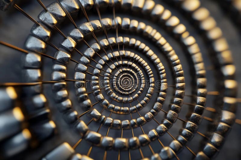 Spiral Formation of Metallic Spikes Creates an Intriguing Visual ...