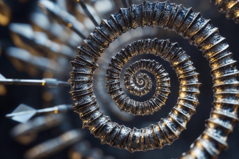 Spiral Formation of Metallic Spikes Creates an Intriguing Visual ...