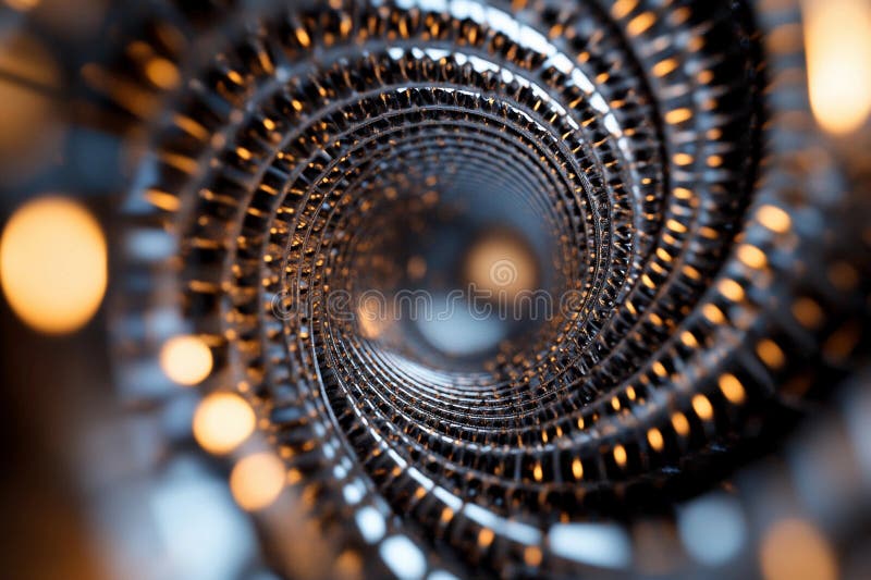 Spiral Formation of Metallic Spikes Creates an Intriguing Visual ...