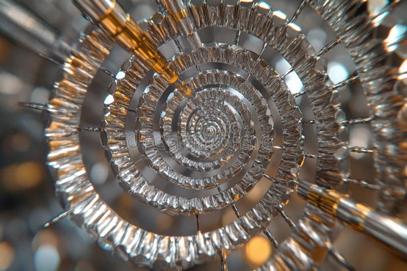 Spiral Formation of Metallic Spikes Creates an Intriguing Visual ...