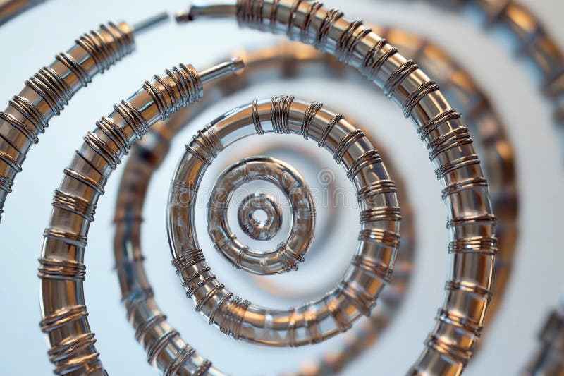 Spiral Formation of Metallic Spikes Creates an Intriguing Visual ...