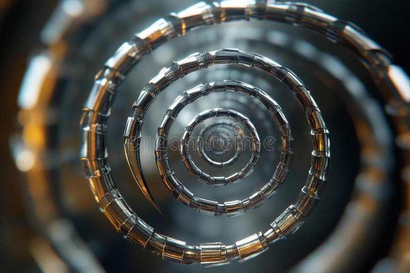 Spiral Formation of Metallic Spikes Creates an Intriguing Visual ...