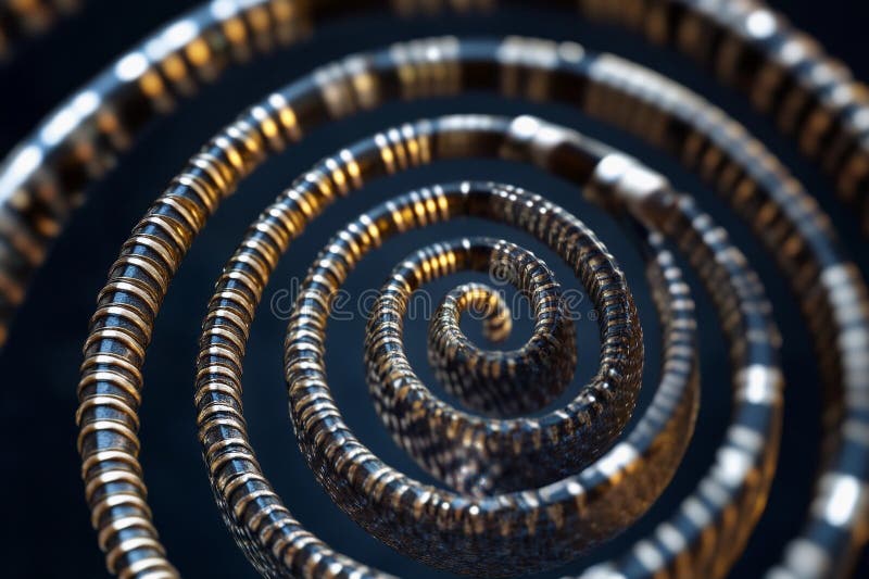 Spiral Formation of Metallic Spikes Creates an Intriguing Visual ...