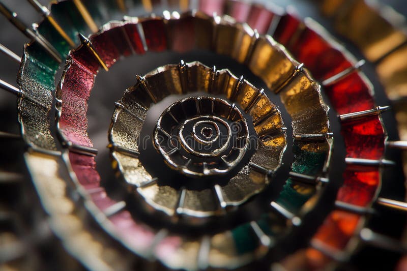 Spiral Formation of Metallic Spikes Creates an Intriguing Visual ...