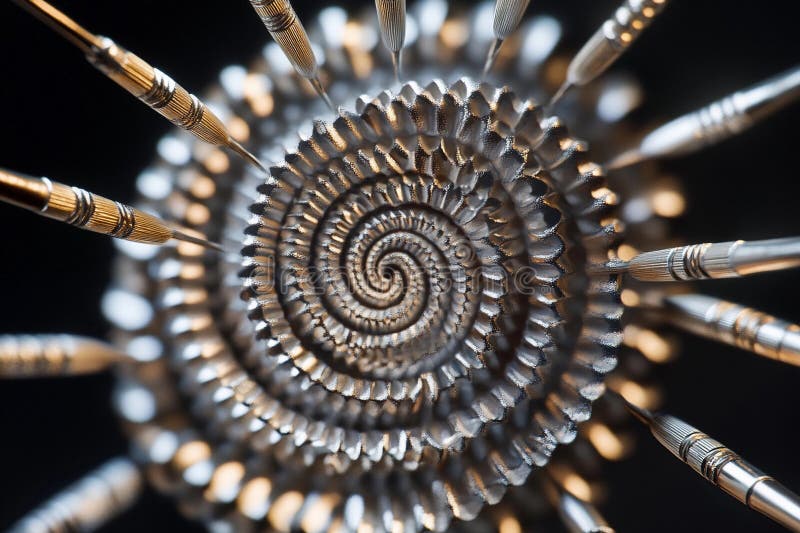 Spiral Formation of Metallic Spikes Creates an Intriguing Visual ...