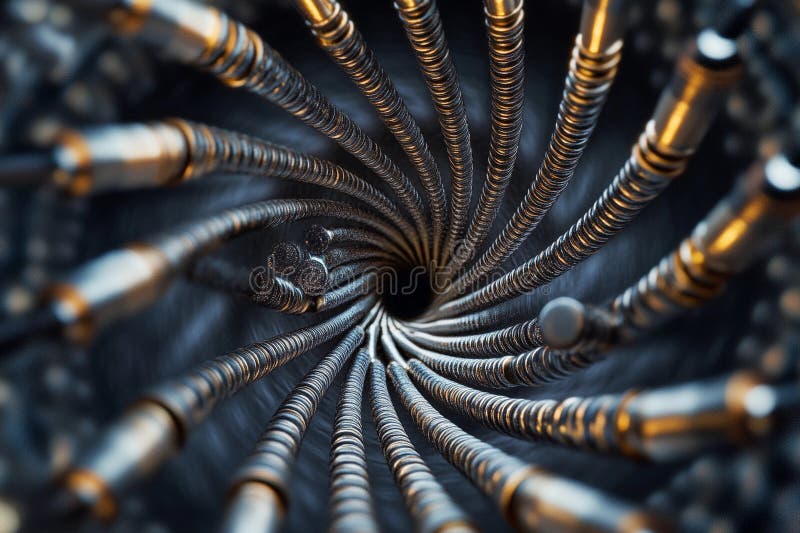 Spiral Formation of Metallic Spikes Creates an Intriguing Visual ...