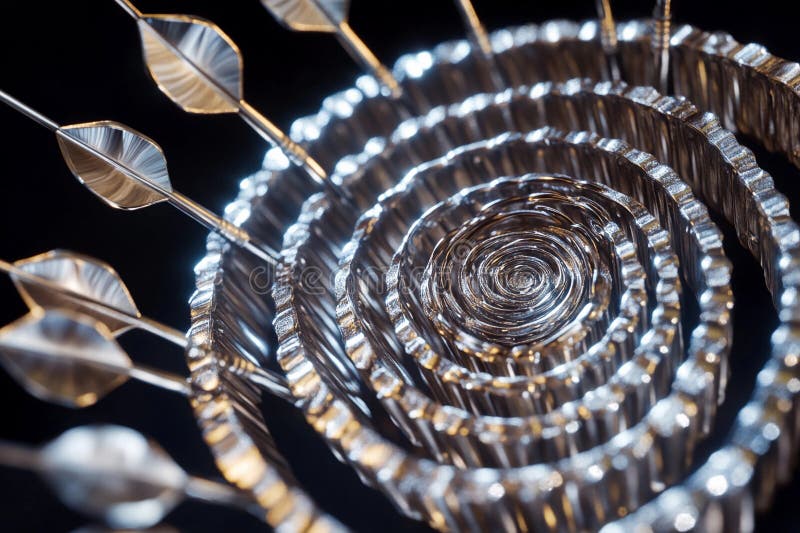Spiral Formation of Metallic Spikes Creates an Intriguing Visual ...