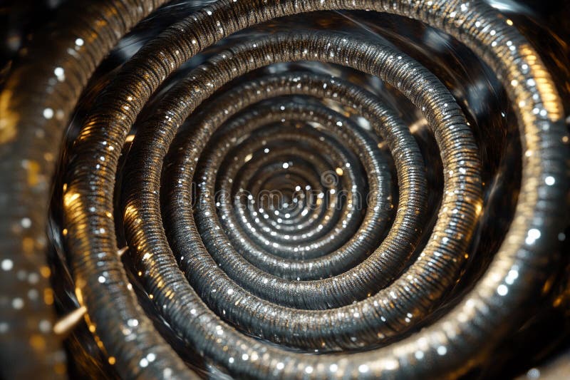 Spiral Formation of Metallic Spikes Creates an Intriguing Visual ...