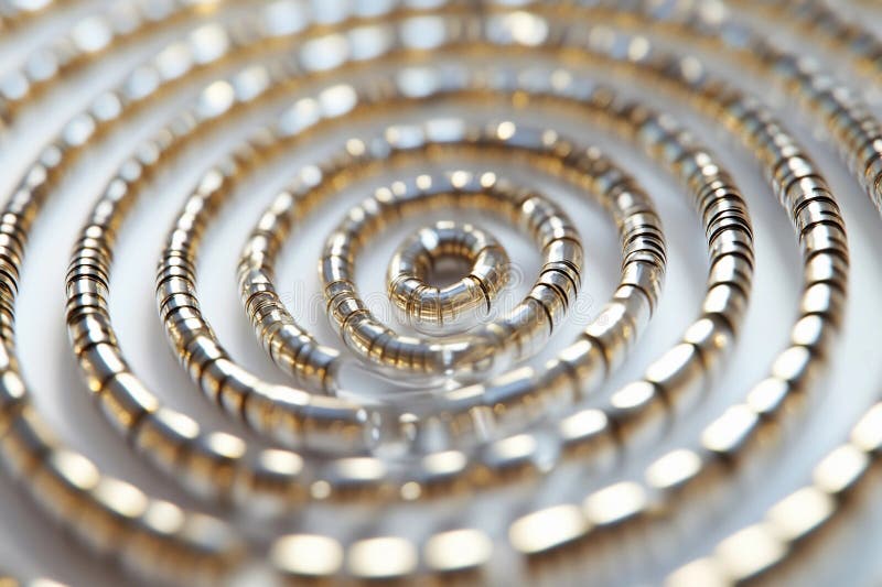 Spiral Formation of Metallic Spikes Creates an Intriguing Visual ...