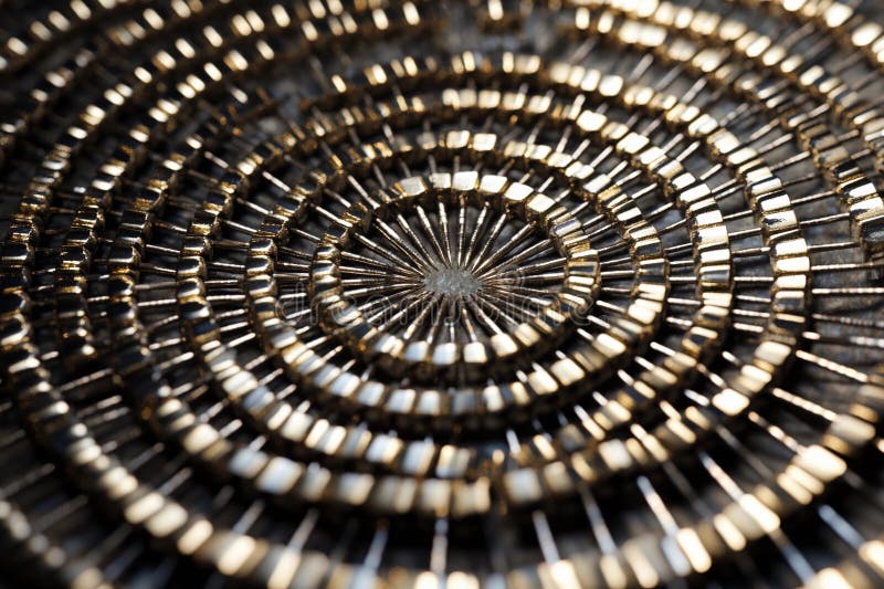 Spiral Formation of Metallic Spikes Creates an Intriguing Visual ...
