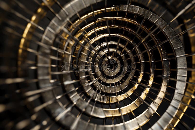 Spiral Formation of Metallic Spikes Creates an Intriguing Visual ...