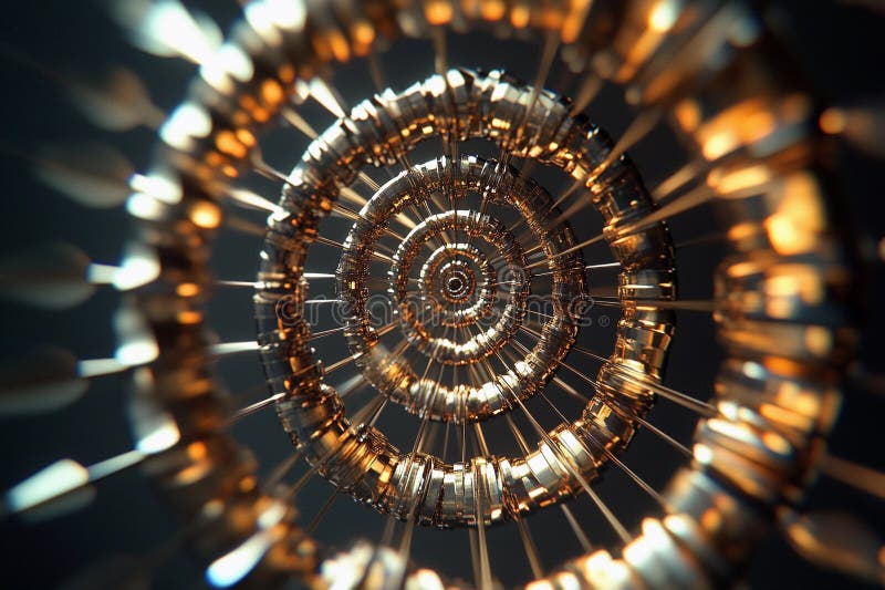 Spiral Formation of Metallic Spikes Creates an Intriguing Visual ...