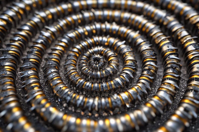 Spiral Formation of Metallic Spikes Creates an Intriguing Visual ...