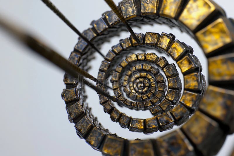 Spiral Formation of Metallic Spikes Creates an Intriguing Visual ...
