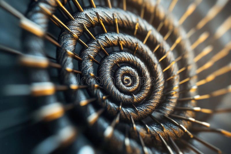 Spiral Formation of Metallic Spikes Creates an Intriguing Visual ...