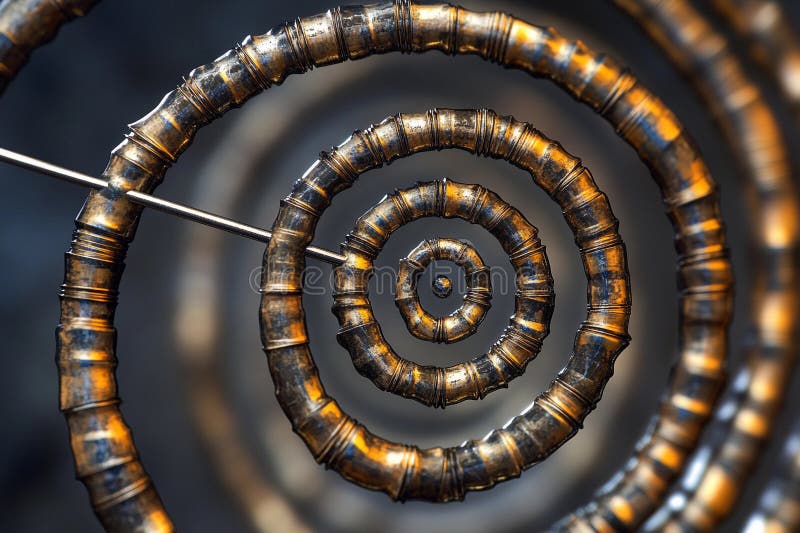 Spiral Formation of Metallic Spikes Creates an Intriguing Visual ...
