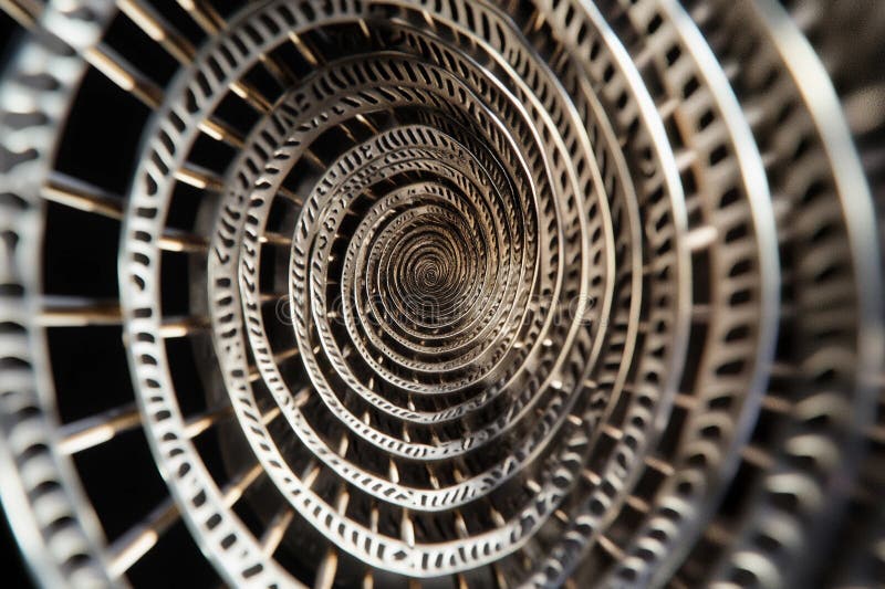 Spiral Formation of Metallic Spikes Creates an Intriguing Visual ...