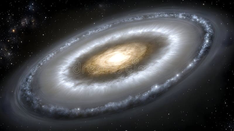 Galactic Core Render stock illustration. Illustration of space - 375501414