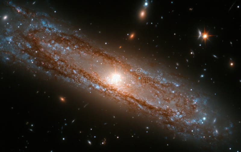 Spiral Galaxy Deep Space Detailed Celestial Stock Illustration ...