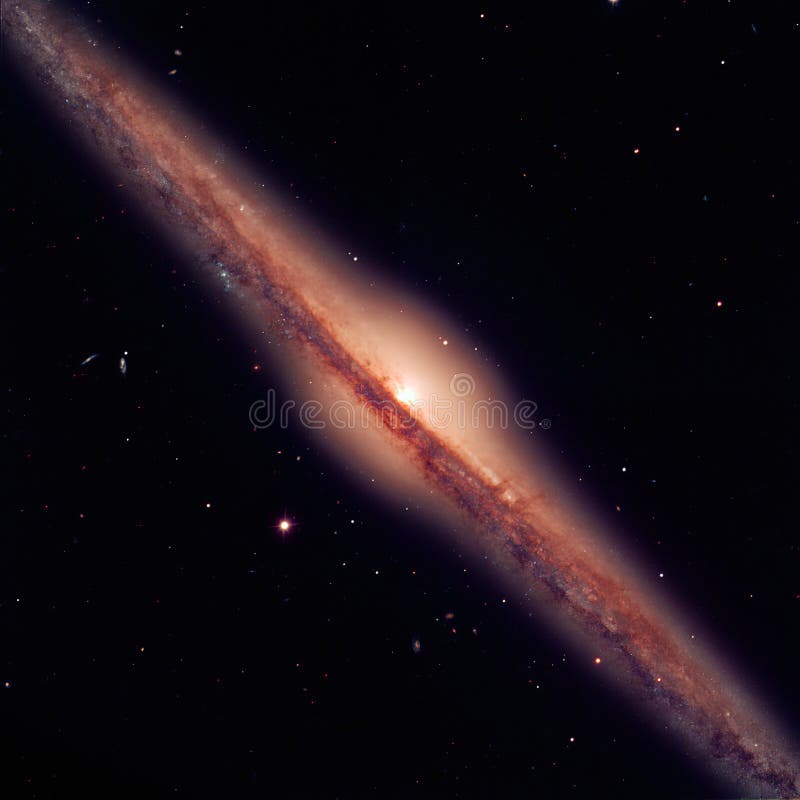 Spiral Galaxy on Edge NGC 4565, Also Known As the Needle Galaxy Stock ...