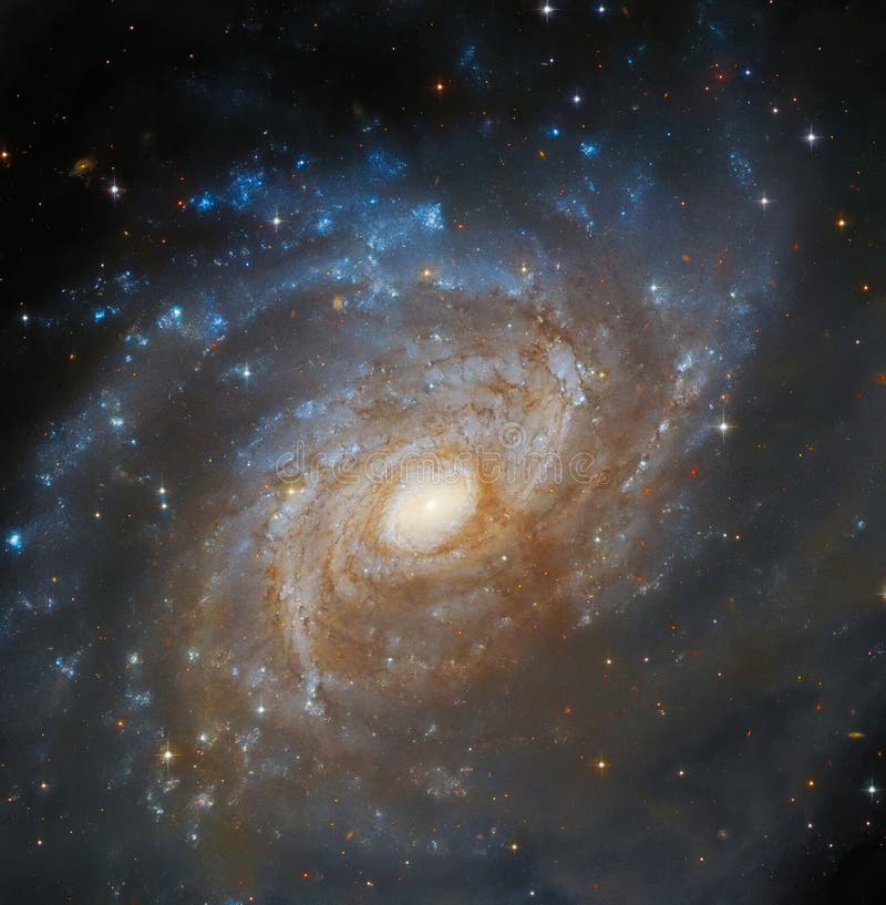 Spiral Galaxy IC 4633 in Outer Space Stock Image - Image of outer ...