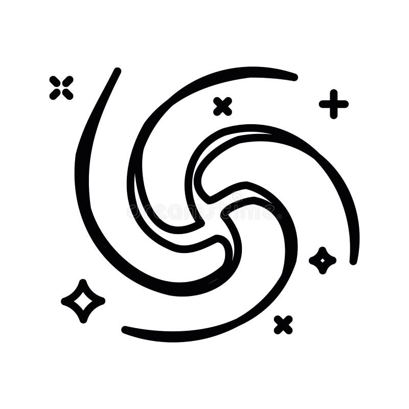 Galaxy Icon Sign and Symbol. Galaxy Color Icon for Website Design and ...