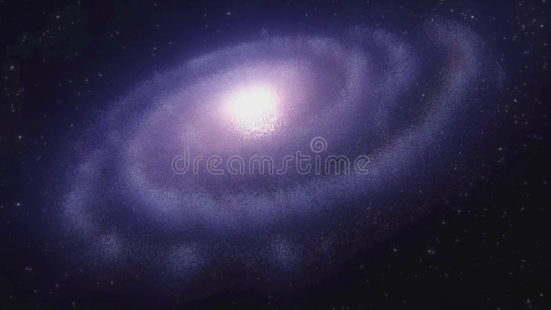 Spiral Galaxy Loop with Twinkle Stars - Deep Space Exploration ...