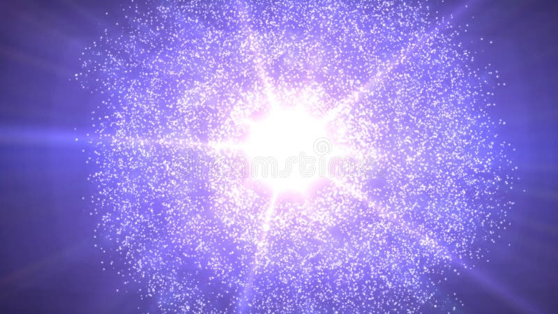 Spiral Galaxy Ray Light Particle Stock Illustration - Illustration of ...