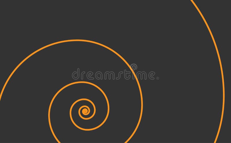 Spiral Geometric Line Background Stock Vector - Illustration of vector ...