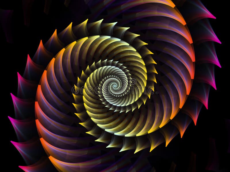 Spiral Visualization stock illustration. Illustration of twist - 120191931