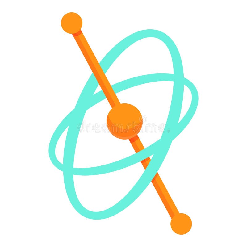 Spiral Gyroscope Icon, Cartoon Style Stock Vector - Illustration of ...