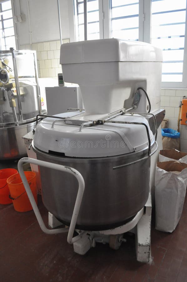 Spiral kneader mixer stock image. Image of industrial - 213319573