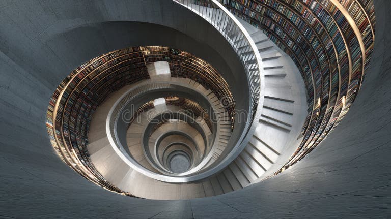 Spiral Library Structure Inviting Exploration of Knowledge in a ...