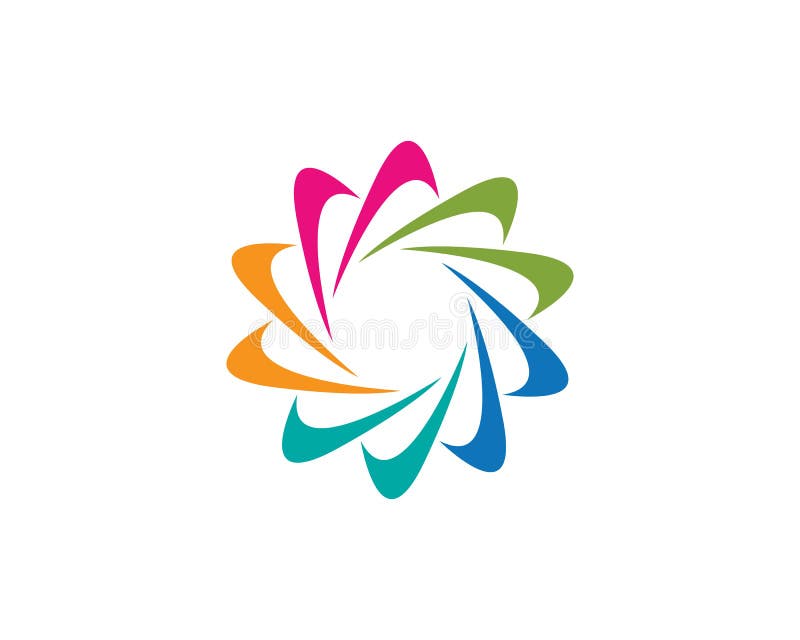 Spiral logo template stock vector. Illustration of template - 136923988