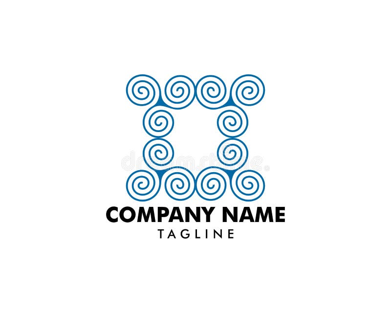 Spiral Logo Template Vector Illustration Stock Vector - Illustration of ...