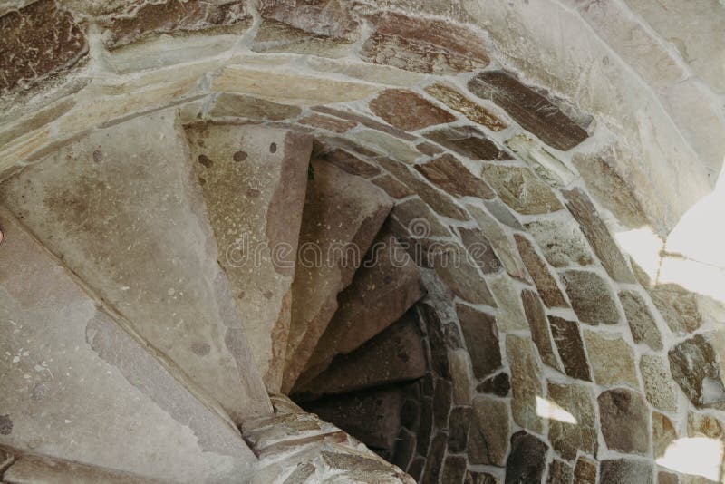 Medieval spiral stairs stock photo. Image of stairs, castle - 6871514