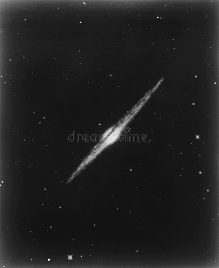 A Spiral Nebula Seen Edge On Picture. Image: 222402491