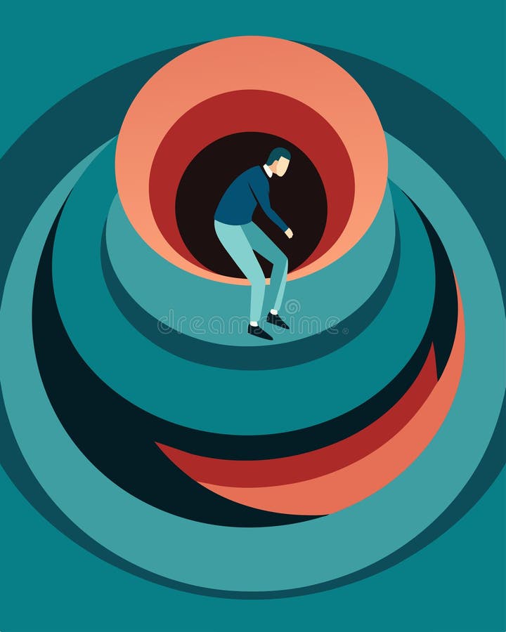 The Spiral of Negativity Seemed Neverending Dragging the Person Deeper ...